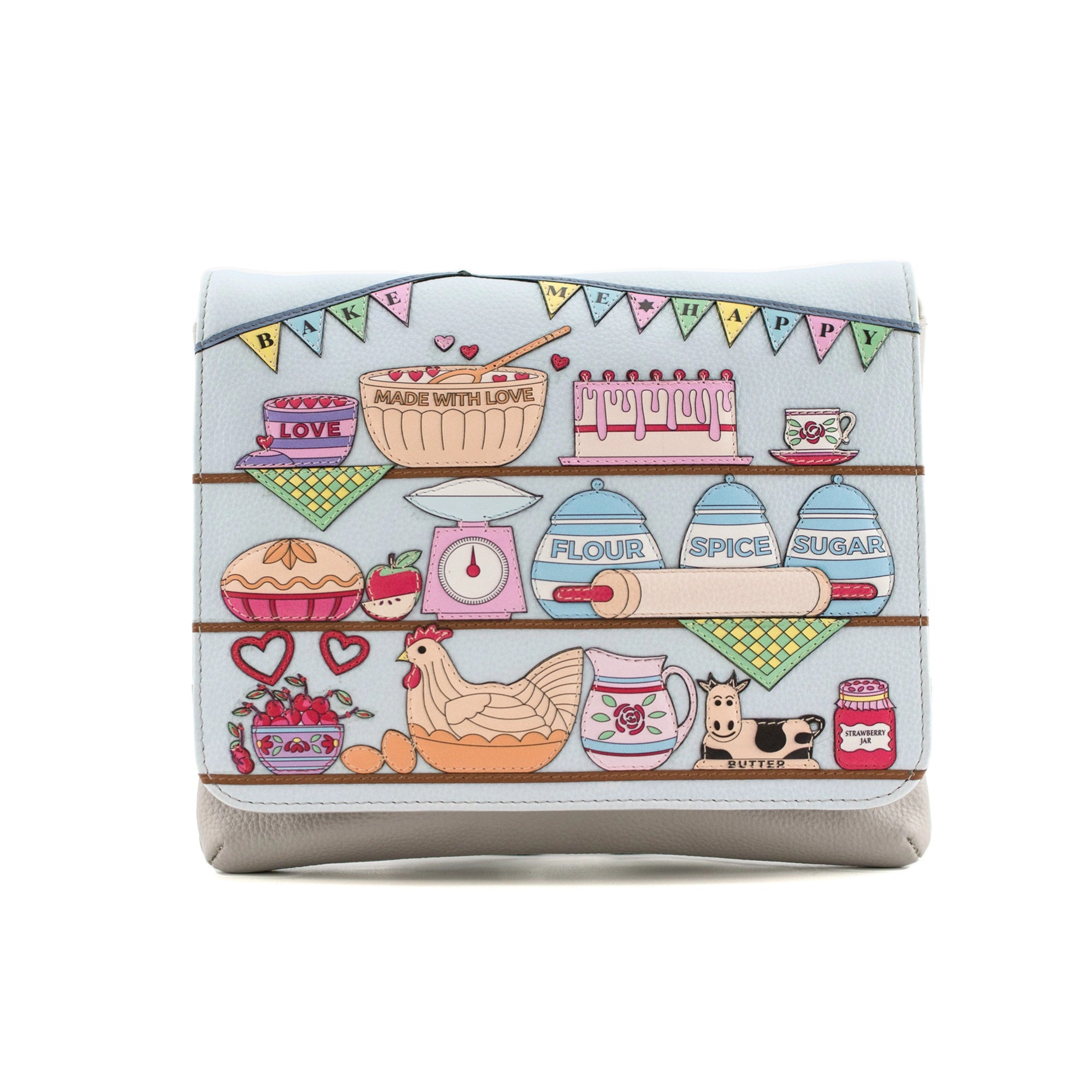 Bake Me Happy Midi Leather Flap Bag – Snazzy Shop NZ