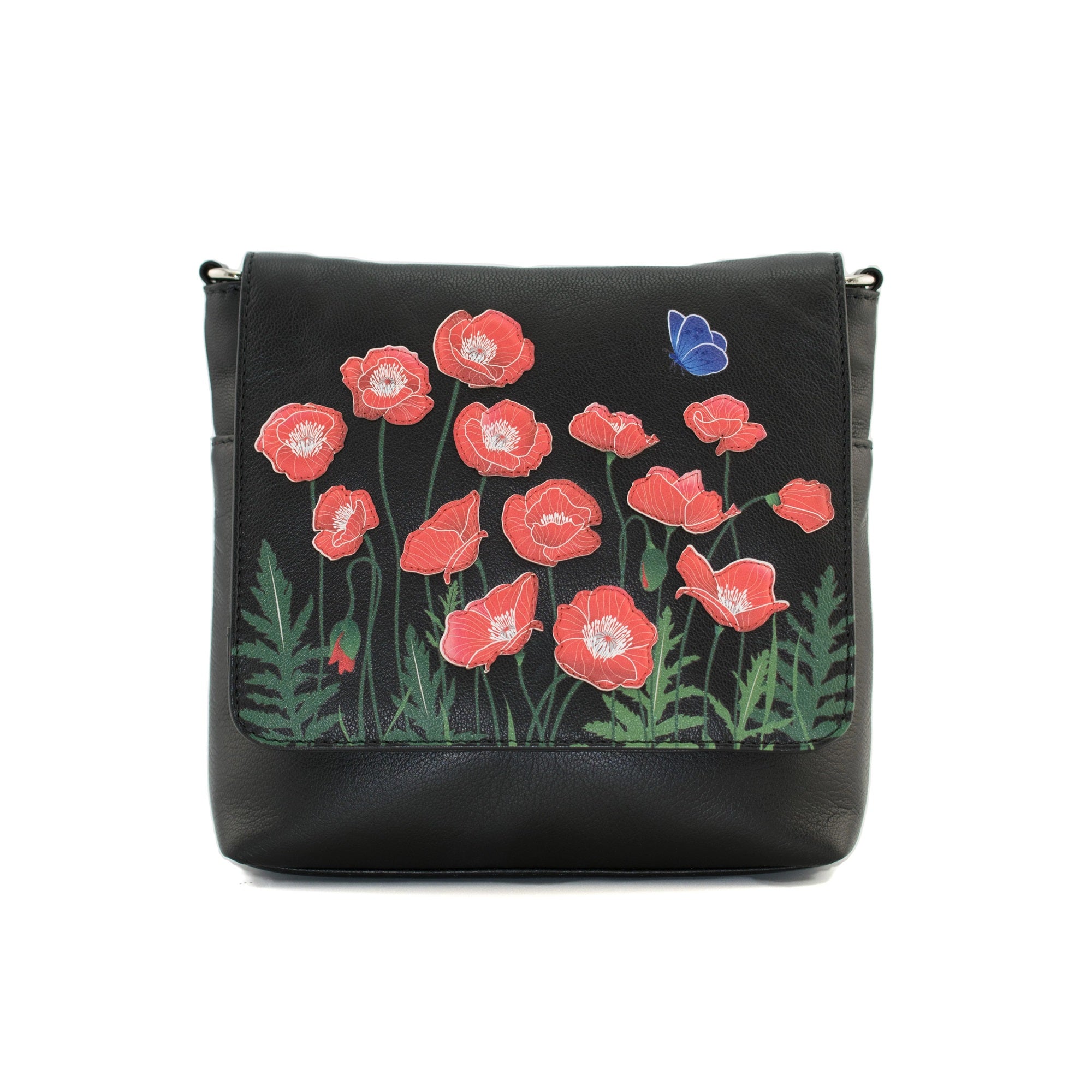 Poppy Leather Flap Crossbody Bag – Snazzy Shop NZ
